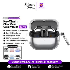 Jual Case Samsung Galaxy Buds 3 Pro / 3 Clear Case TPU With Carabiner ...