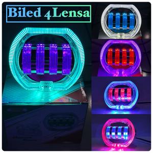 Jual Terbaru COD Lampu Utama LED Daymaker BiLED Projie proji Projector ...