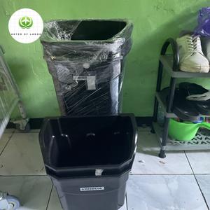 Jual Set Kerajang Troli piring Krisbow Ember Bak Sampah/Piring Kotor ...