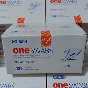 Jual OneSwabs OneMed. Kapas Alkohol Swabs One Med. Tissue Alcohol Swab ...