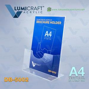 Jual ATKITA- Brochure/Brosur Holder/Stand Acrylic/Akrilik model L ...