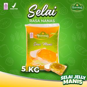 Jual TEKOMAS - Selai Jelly Rasa Nanas 5 Kg Isian dan topping roti Siap ...