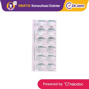 Jual Aspar-K 10 Tablet - Suplemen Kalium - Halodoc - Jakarta Selatan ...