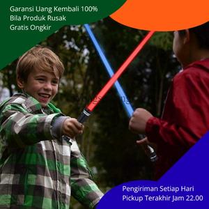 Jual Mainan Pedang Jedi Star Wars LED Double Bladed Lightsaber - Multi ...