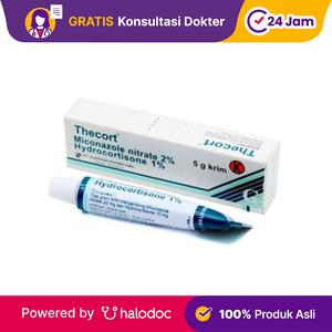 Jual Thecort Cream 5 g - Infeksi Kulit - Halodoc - Kota Bekasi - Apotek ...