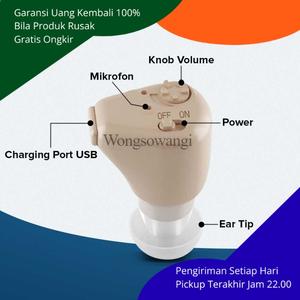 Jual Alat Bantu Dengar Axon K88 K-88 Recharge Isi ulang Hearing Aid ...