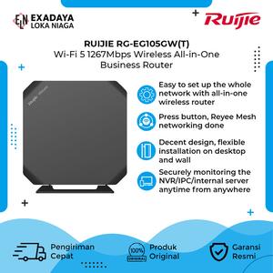 Jual Ruijie Reyee RG-EG105GW(T) Wi-Fi 5 1267Mbps Wireless Business ...