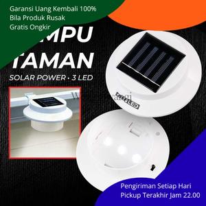 Jual Ori Lampu Penerangan Taman Kebun Tenaga Surya Solar Panel 3 LED ...