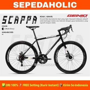 Jual Sepeda Roadbike / Gravel Genio Scappa Steel New 2022 Balap 700C ...