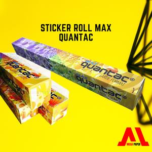 Promo Quantac Max Sticker Vinyl Roll White Gloss Eco Solvent UV 50 ...