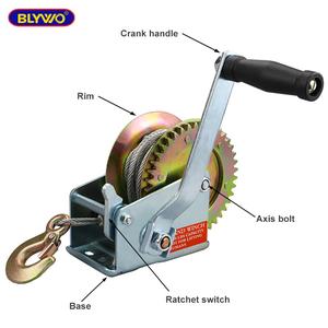 Jual BEST SELLER Hand Winch Katrol Manual 800 LBS Boat Winch Derek 360 ...
