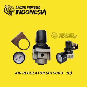 Jual AR 5000 - 10 AIR REGULATOR PNEUMATIC WITH GAUGE MAX 10 BAR ...