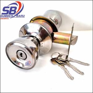 Jual YS NO-8000 Gagang Handle Pegangan Kunci Pintu Bulat Kamar Mandi ...