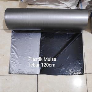 Jual Plastik Mulsa, Plastik SIlver Hitam Penutup Tanaman, Plastik ...