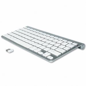 Jual Slim Mini USB Wireless Keyboard Small Computer Wireless Keyboards ...