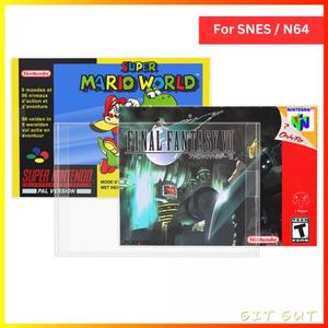 Jual Nintendo SNES N64 Game Box Cover Transparent Display Case Plastik ...