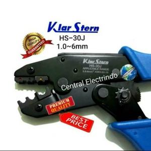 Jual (NEW) Tang Skun Insulated HS-30J(0.5~6mm) Tang Press Skun Manual ...