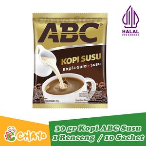 Jual ABC Kopi Susu Sachet 30 gr x 10 Sachet ( 1 Renceng ) Kopi Gula ...