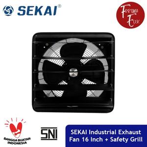 Jual Sekai Exhaust Fan Industrial Besar 16 Inch + Safety Grill IME 1693 ...
