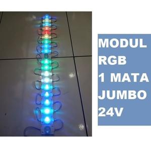 Jual " Modul LED Jumbo RGB 1 mata 1 LED 24VDC Waterproof IP65 1.5W truk ...
