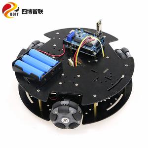 Jual Wifi/Bluetooth/Handle Control 3WD Smart RC Robot Car Chassis Kit ...