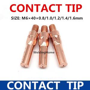 Jual Contact Tip 10PCS M6-40-0.8mm 1.0mm 1.2mm 1.4mm 1.6mm Kontak Tip ...