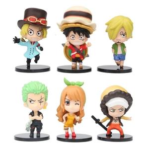 Jual One Piece Generation 2 Luffy Zoro Sabo Sanji Law Nami Figure Set ...