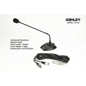 Jual Mic Kabel Meja Condenser Ashley Cc 50 / Cc50 Original AshleyMI ...