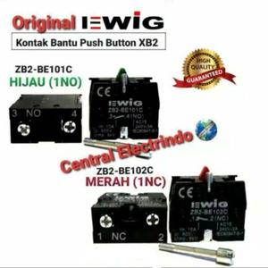 Jual NEW Kontak Bantu/Block Push Button EWIG Type XB2 NO/NC. - MERAH ...