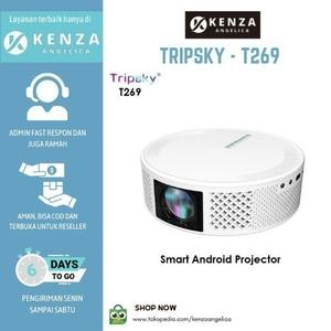 Jual TRIPSKY T269 Proyektor ANDROID Smart Projector 230 ANSI Lumens - Jakarta Barat - Kenza ...