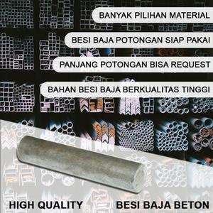 Jual TM Beb-D20 Besi Beton St42 Bulat Polos 100Cm Cocok Untuk Diy Mesin ...