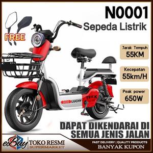 Jual NEW!!! Sepeda Listrik City 500 Watt Sepeda Motor 48V/12AH Sepeda ...
