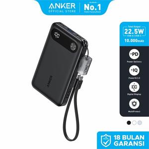 Jual Anker Powercore Powerbank 10000mAh LED Display 22.5W 20W PD 3 Port ...