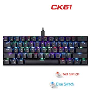 Jual New CK61 CK62 Mechanical Keyboard Russian English Gaming RGB ...