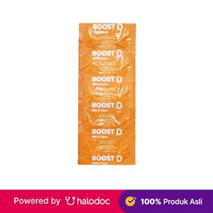 Jual Boost D 1000 IU 10 Tablet - Vitamin D - Halodoc - Kab. Tangerang ...