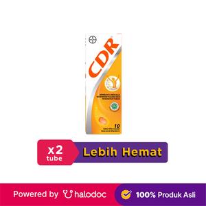 Jual CDR Effervescent 2 Tube (10 Tablet/Tube) - Hemat Borongan ...