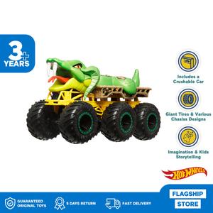 Jual Hot Wheels Monster Trucks Big Rigs Cage Rattler - Mainan Mobil ...