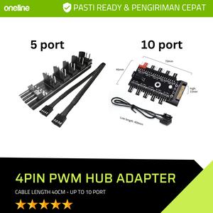 Jual Kabel Extension Fan Hub PWM 4 Pin / PWM Hub Splitter - 5 Port ...