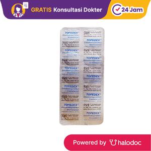 Jual Tofedex 10 Tablet - Obat Pereda Demam & Nyeri - Halodoc - Kota ...