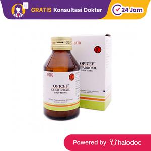 Jual Opicef Dry Sirup 60 ml - Antibiotik - Halodoc - Jakarta Selatan ...