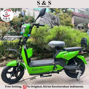 Jual NEW!!! S&S Premium Bike Sepeda Listrik Model Golden Eagle 500 WATT 48V/12 AH SNS-01 Garansi ...