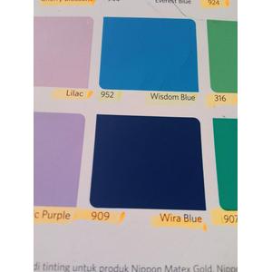 Jual Cat Tembok 909 Wira Blue Biru Tua Vinilex 5 kg Interior Dinding ...