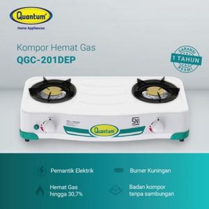 Jual BISA E-FAKTUR! QUANTUM : QGC-201DEP KOMPOR GAS 2 TUNGKU QGC 201 ...
