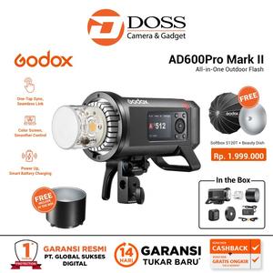 Promo Godox AD600Pro II All-in-One Outdoor Flash AD600 Pro Mark II AD ...