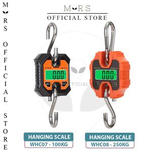 Jual WH-C Series 100 - 250 KG WEIHENG Timbangan Gantung Besi Digital LED Mini Orange Hitam LCD ...