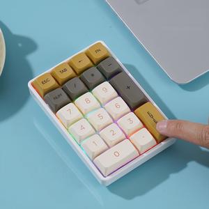 Jual 21 Keys Mini Keyboard 2.4G Wireless Number Pad Mechanical Numeric ...