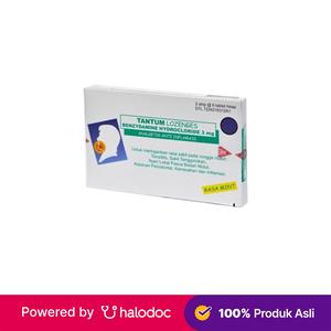 Jual Tantum Lozenges 12 Tablet - Pelega Tenggorokan - Halodoc - Kab ...