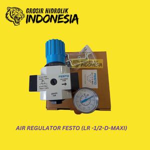 Jual LR-1/2-D-MAXI AIR PRESSURE REGULATOR FESTO PNEUMATIC PENGATUR ...