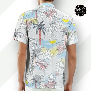 Promo Baju Kemeja Lengan Pendek Pria Pantai Rayon Adem Hawai Santai ...