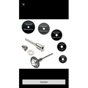 Jual Mata Tuner MATA GERGAJI BULAT 5 pcs Gerinda Potong Cuner untuk Bor ...